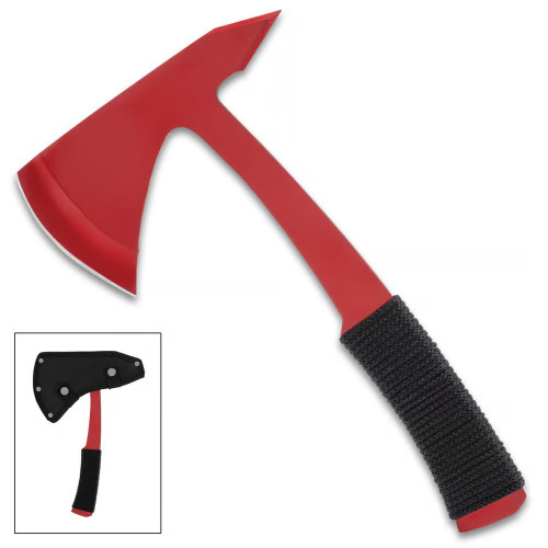 Red Speedster Throwing Axe - Hero Outdoors