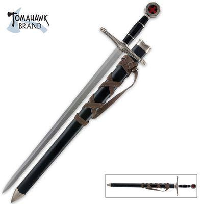 Black Prince Sword with Sheath - Hero Outdoors