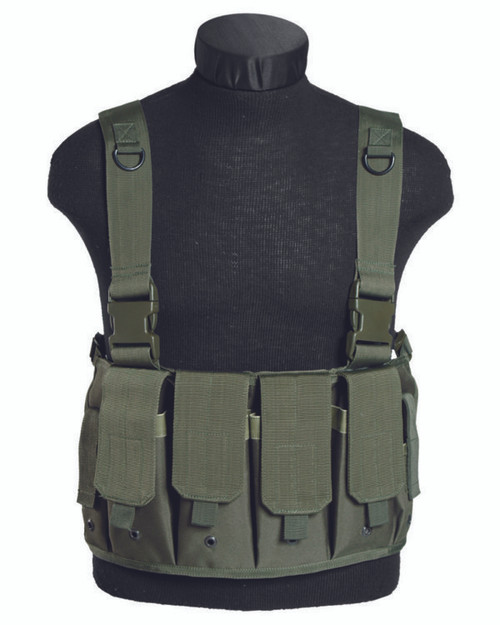 Mil-tec Od Mag Carrier Chest Rig New - Hero Outdoors