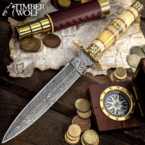Timber Wolf Joaquin Handmade Fixed Blade Knife - Hero Outdoors