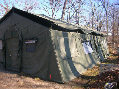 U.S. Armed Forces Temper Tent - 20'X32' Olive Drab - Hero Outdoors
