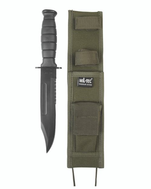Mil-Tec OD Army Combat Knife w/Sheath - Hero Outdoors