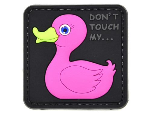 Don't Touch My Duck Morale PVC Patch - Hero Outdoors