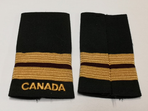 Canadian Armed Forces Dark Green Rank Epaulets Medical - Captain - Hero ...