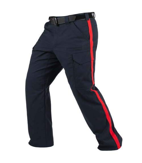 First Tactical Men's V2 Tactical Pant - 1/2" Red Stripe - Midnight Navy ...