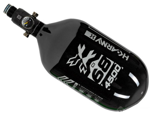 HK Army AeroLite "Rush" HPA Tank (Color: Black-Grey / 68ci / 4500 PSI)