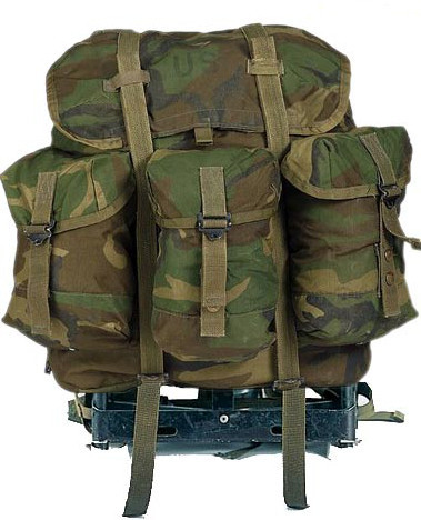 U.S. Armed Forces Medium Alice Pack w/Frame - Woodland - Hero Outdoors