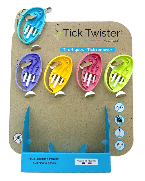 3 Tick Twisters w/ Belt Clip - 20pk Counter Display - Hero Outdoors