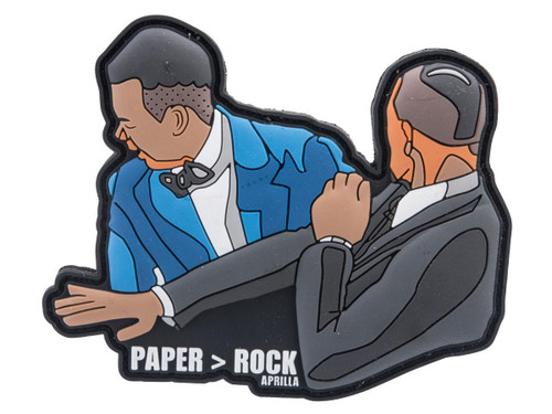 APRILLA Design "Paper / Rock" PVC Morale Patch