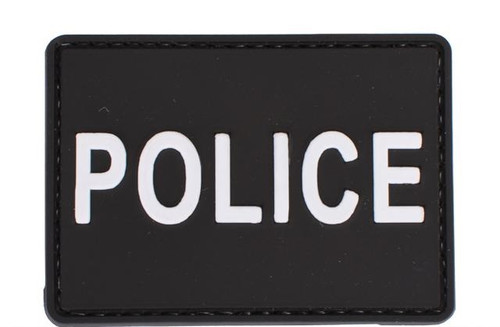 MATRIX PVC Hook and Loop Patch - POLICE