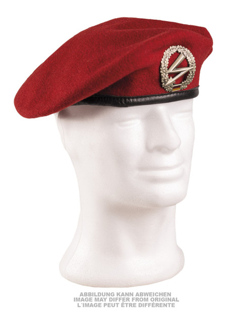 German Assorted Colours Wool Beret W/Insignia - Hero Outdoors