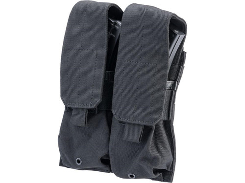 MATRIX Modular MOLLE Ready Tactical Double Magazine Pouch (Color: Black)