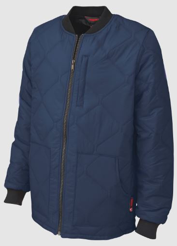 Quilted Freezer Jacket With PrimaLoft Insulation (Navy)