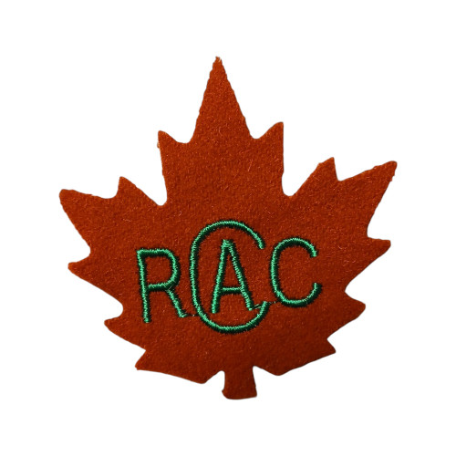 Royal Canadian Army Cadet Maple Leaf Shoulder Flash Patch