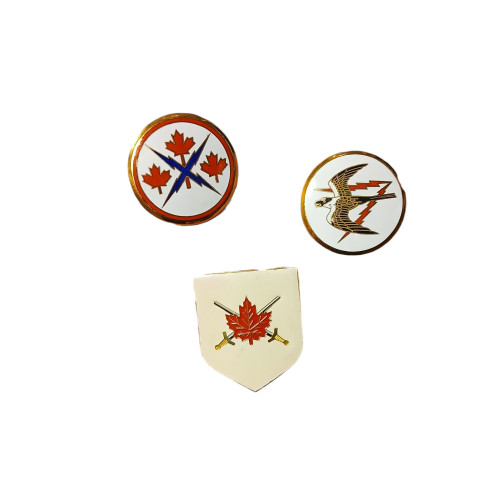 Canadian Armed Forces Command Badges Set Of 3
