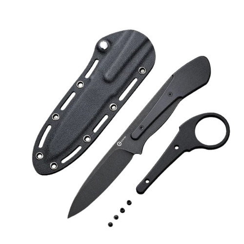 Civivi Varius Fixed Blade Knife G10 Black Conventional Handle