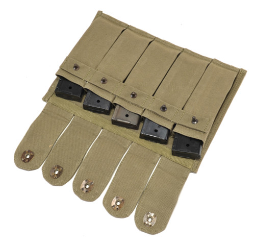WW2 Rigger Made M1 Carbine 5 Cell Magazine Pouch Marked JT&L 1944 ...