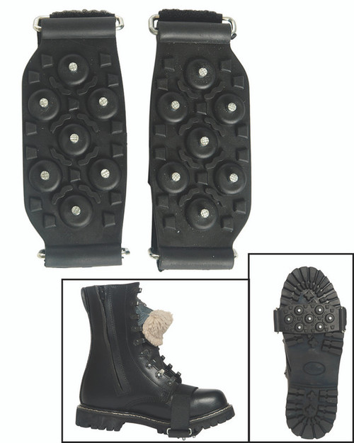 Mil-Tec® Black Boot Spikes - Hero Outdoors