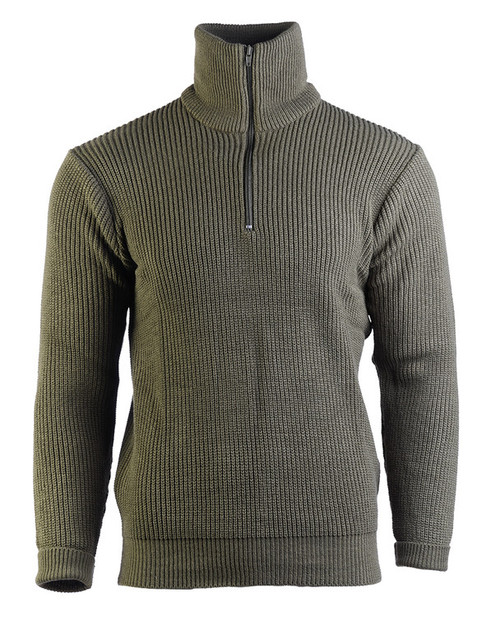 Mil-Tec® OD Troyer Sweater - Hero Outdoors