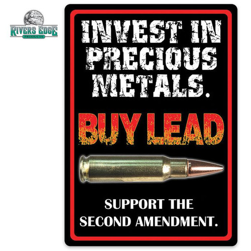 Invest In Precious Metals - Tin Sign - Hero Outdoors