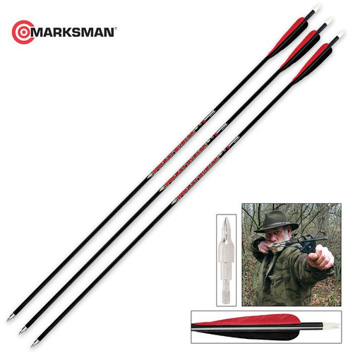 Carbon Arrow Kit Three Arrows - Hero Outdoors