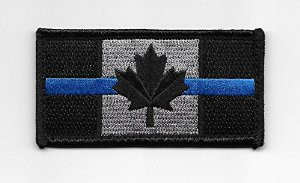 Canadian Flag - Thin Blue Line Patch - Hero Outdoors