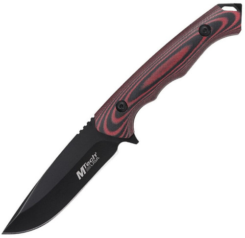 MTECH Fixed Blade Red Micarta