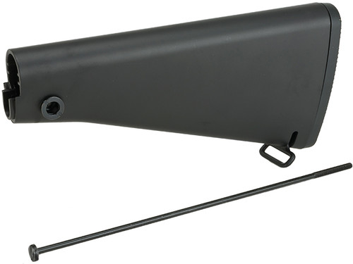 Matrix Airsoft M16 Style Fixed Stock for M4M16 Airsoft AEGs - Black ...