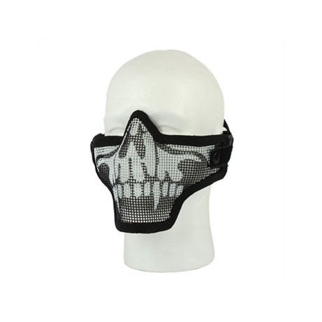 Steel Mesh Half-Mask Skull - Hero Outdoors