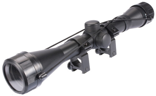 AIM Sports 6x40 Fixed Power Rifle Scope with Rings - Hero Outdoors