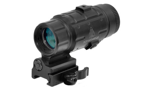 UTG 3X Magnifier with Innovative Flip-to-side Quick Detach Picatinny ...