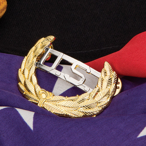 Gold Civil War US Cavalry Union Leaf Hat Pin - Hero Outdoors