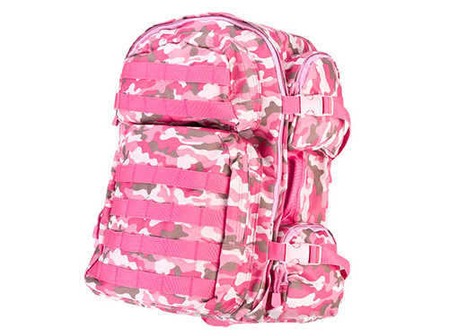 NcSTAR Tactical Assault Pack / MOLLE Backpack (Color: Pink Camo) - Hero ...