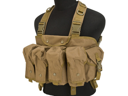 Matrix Tactical AK Chest Rig (Color: Tan) - Hero Outdoors