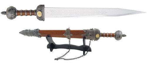 CNM Roman Gladius Sword w/ Display Stand - Hero Outdoors