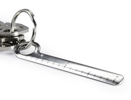 KeySmart Stainless Nano Ruler - Hero Outdoors
