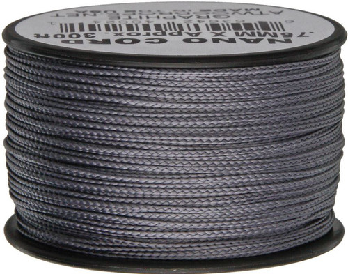 Nano Cord, 300 Ft. Spool - Graphite - Hero Outdoors