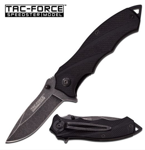 Tac Force TF849BK Black G-10 Assisted Open - Hero Outdoors