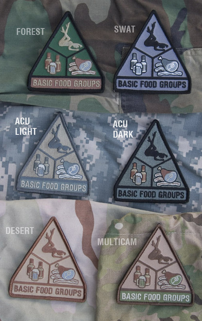 Basic Food Groups - Morale Patch - Hero Outdoors