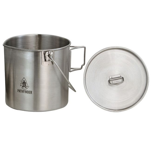 Stainless Bush Pot Cooking Kit - Hero Outdoors