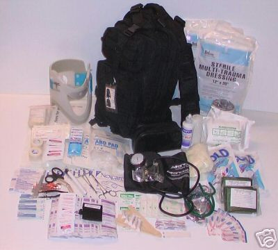 Military Tactical Trauma Kit Back Pack- 233 Items - Hero Outdoors