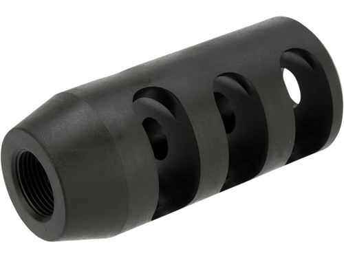 King Arms Steel Tactical Round Flash Hider (Thread 14mm Negative ...
