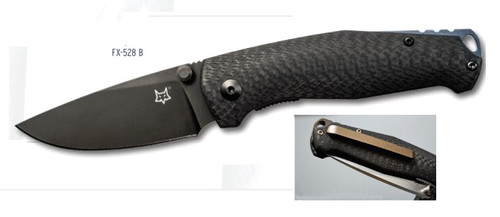 Fox Italy FX528B Tur Folder CF, Elmax Steel, Carbon Fiber Handle - Hero ...
