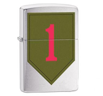 Zippo Classic Lighter - Army 1st Infantry - Hero Outdoors