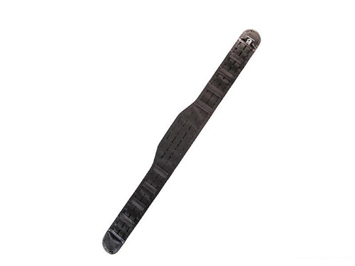 HSGI Laser Slim-Grip Slotted Padded Belt (Colour: Black) - Hero Outdoors