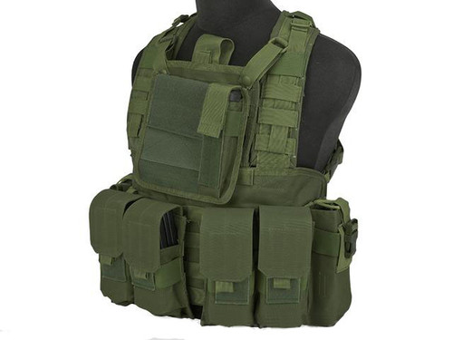 Matrix Special Operations RRV Style Chest Rig - OD Green - Hero Outdoors