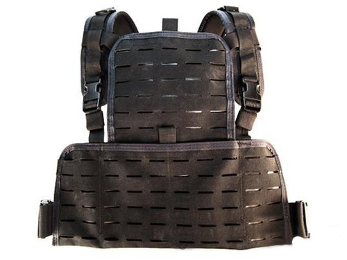 HSGI Neo Lightweight 1000D Cordura Chest Rig (Color: Black) - Hero Outdoors