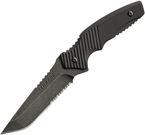 Schrade F25S Extreme Survival Tanto Fixed Blade with Serration - Hero ...