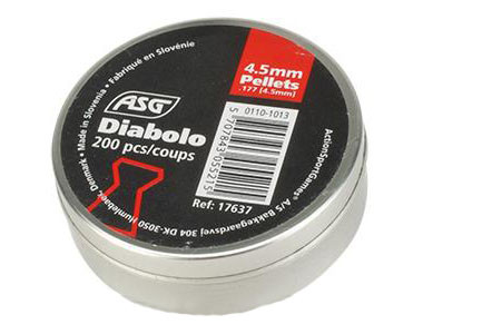 ASG .177 Cal Diabolo Lead Airgun Pellets - 200 Rounds - Hero Outdoors