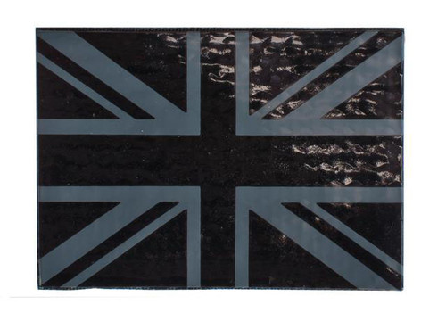 Reflective UK Flag Patch - Black - Hero Outdoors